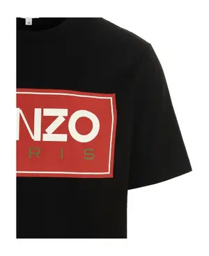 Kenzo Logo Printed Crewneck T-shirt