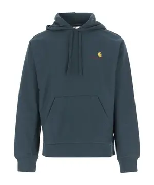 Carhartt Work In Progress American Script Logo Hoodie - Blue