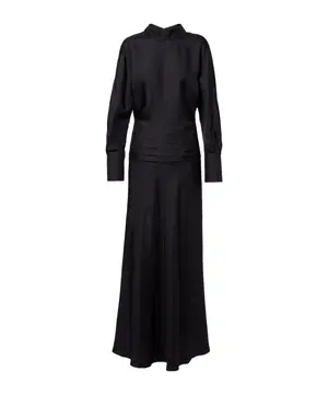 RÓHE Silk Long-sleeved Dress