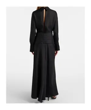 RÓHE Silk Long-sleeved Dress