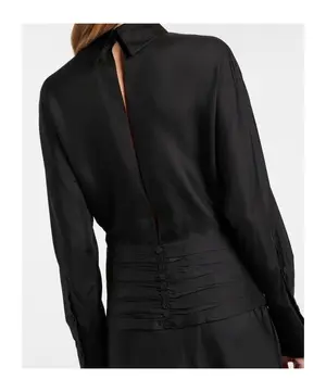 RÓHE Silk Long-sleeved Dress