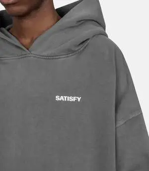 Satisfy Logo Print Hoodie
