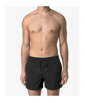 K-WAY Logo-patch Drawstring Swim Shorts