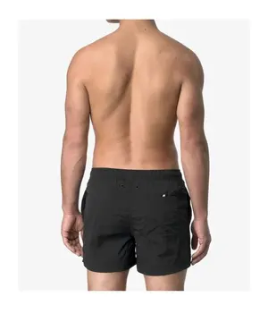K-WAY Logo-patch Drawstring Swim Shorts
