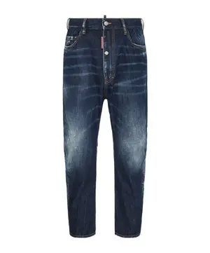 Dsquared2 Be Cool Be Nice Wash Dan's Big Brother Jeans - Blue