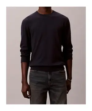 Calvin Klein Crew Neck Knitwear - Black