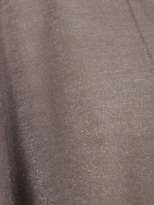 D.exterior Metallic Knit Cape