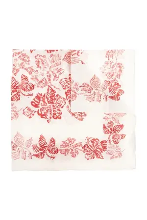 Dsquared2 Lettering-print Scarf - Cream