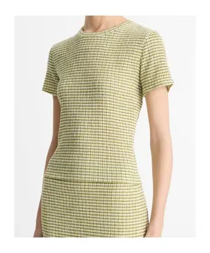 Vince Gingham T-shirt