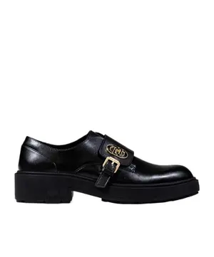 Liu Jo Buckle Strap Monk Shoes - Black