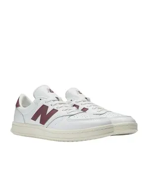 NEW BALANCE T500 Logo-patch Leather Sneakers