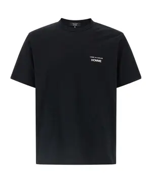 Comme Des Garçons Logo-print T-shirt - Black