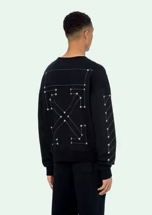 Off-White Diagonal Arrow Logo Sweatshirt