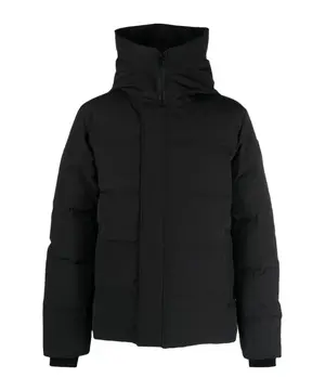 Canada Goose Logo-patch Padded Jacket - Black