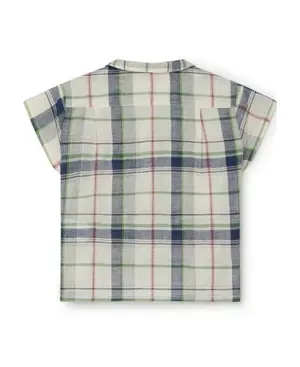 Bonpoint Short Sleeve Shirt With Chest Pocket