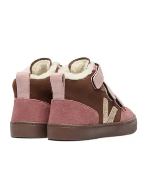 VEJA V-10 Suede Touch-strap Sneakers