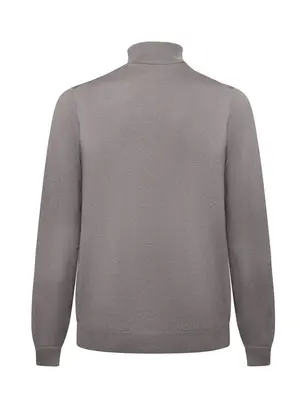 SUN 68 High Neck Knitwear - Gray