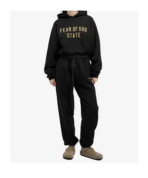 Fear Of God Logo Hooded Sweater