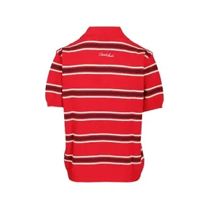 DUNST Short-sleeve Knitted Polo Shirt
