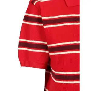 DUNST Short-sleeve Knitted Polo Shirt