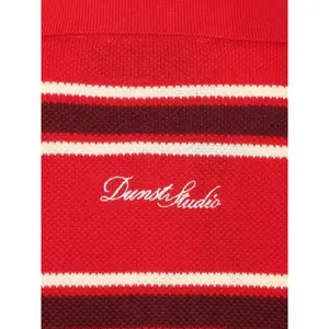 DUNST Short-sleeve Knitted Polo Shirt