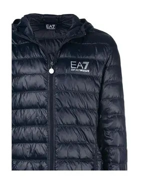 EA7 Long-sleeved Hooded Down Jacket
