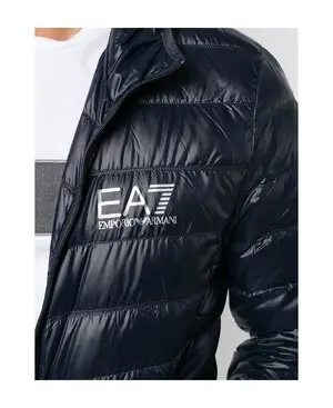 EA7 Long-sleeved Hooded Down Jacket