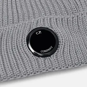 C.P. COMPANY Ribbed Cotton Beanie Hat