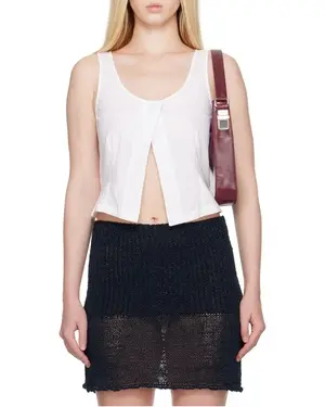 Paloma Wool Organic Cotton Cropped Top