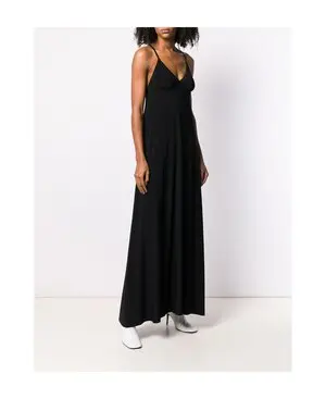 Norma Kamali Spaghetti Strap Maxi Dress