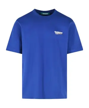 BARROW Bear Print T-shirt - Blue