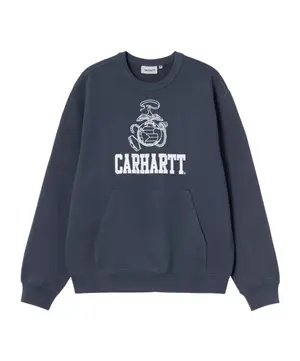 Carhartt Work In Progress Graphic Logo Sweatshirt - Blue