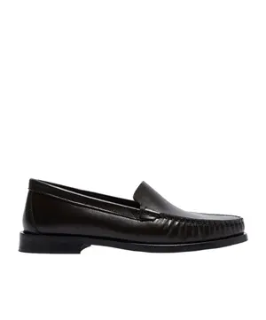 AeydĒ Arthur Stitched Loafers - Black