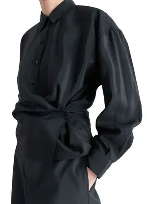 LEMAIRE Lapel Long-sleeved Shirt