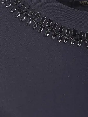 Seventy Embellished Neck T-shirt