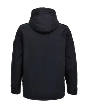 Stone Island High-neck Hooded Jacket