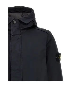 Stone Island High-neck Hooded Jacket