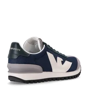 Emporio Armani Logo-patch Low-top Sneakers