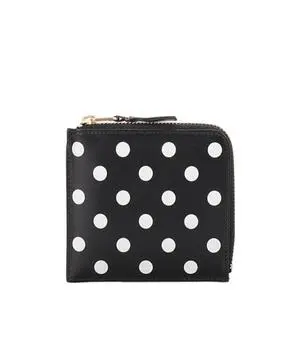 Comme Des Garçons Logo Wallet - Black