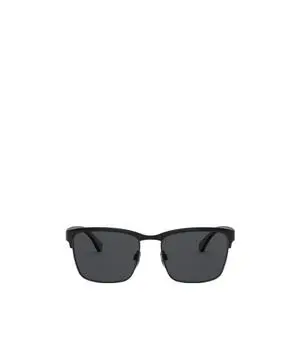 Emporio Armani Geometric Frame Sunglasses - Black