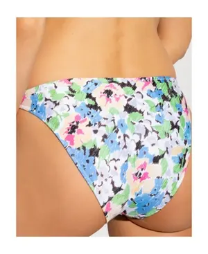 GANNI Floral Pattern Stretched Bikini Bottoms
