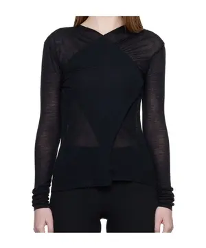 Paloma Wool Coeba Sheer Wrap Top