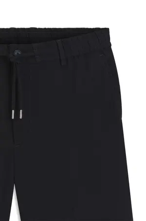 Hugo Boss Linen-blend Shorts In A Modern Fit