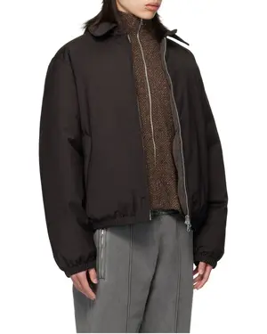 Our Legacy Churchill Pinstriped Puffer Jacket