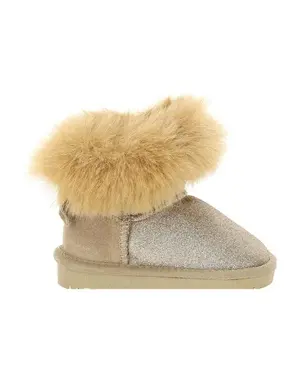 Monnalisa Short Boots - Nude