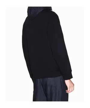 Armani Exchange Quilted Hooded Full Zip Hoodie