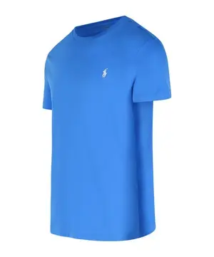 Polo Ralph Lauren Logo Embroidered Crewneck T-shirt - Blue