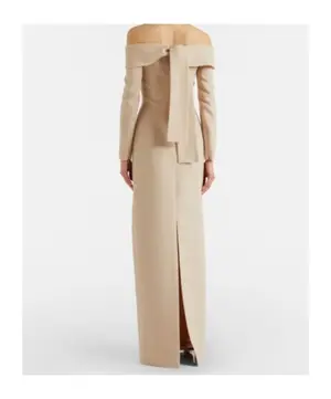 EMILIA WICKSTEAD Nosrat Wool Crêpe Bustier Dress