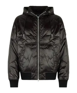 Moose Knuckles Leaf Quilted Bomber Jacket