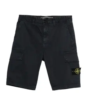 Stone Island Belt Loops Shorts - Blue